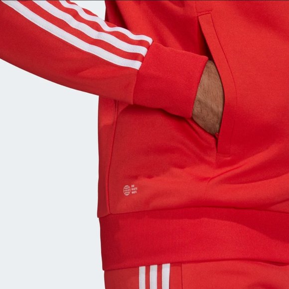 adidas | Pants | Adidas Primeblue Red Sst Track Suit | Poshmark